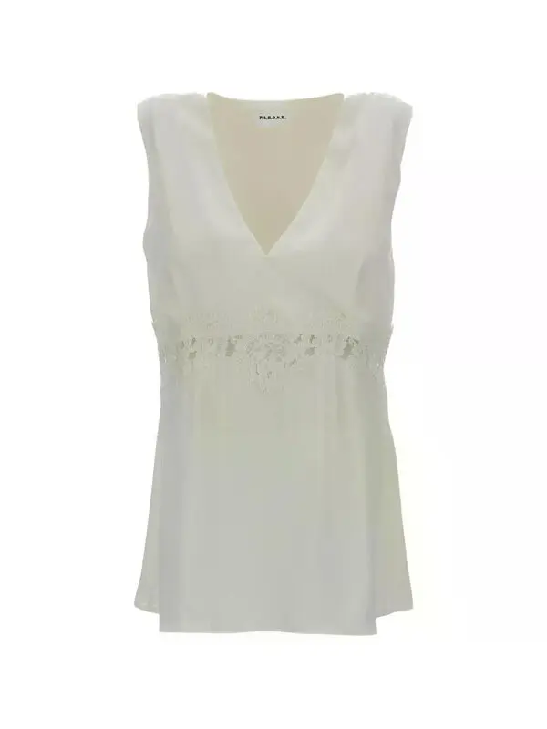 P.a.r.o.s.h Lace-detail Sleeveless Blouse
