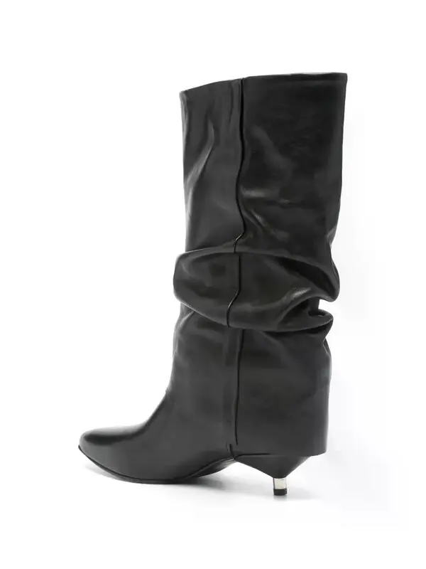 METISSE Pointed Leather Boots