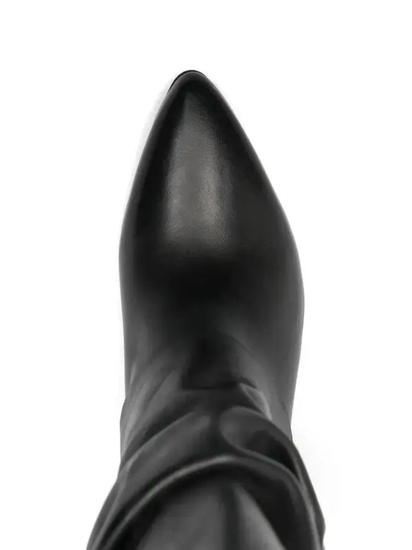 METISSE Pointed Leather Boots