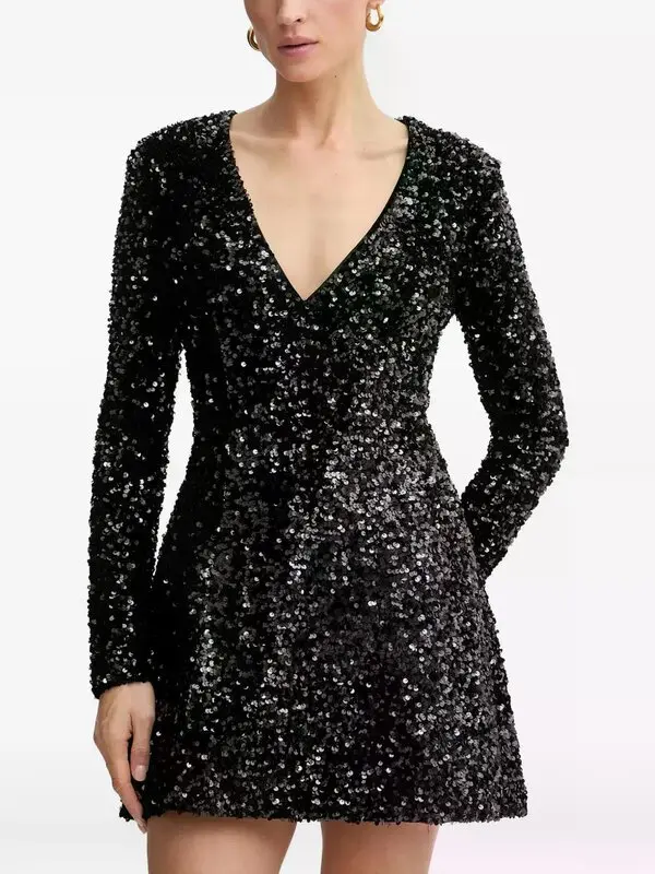 Bardot Eida Hourglass Sequin-embellished Mini Dress