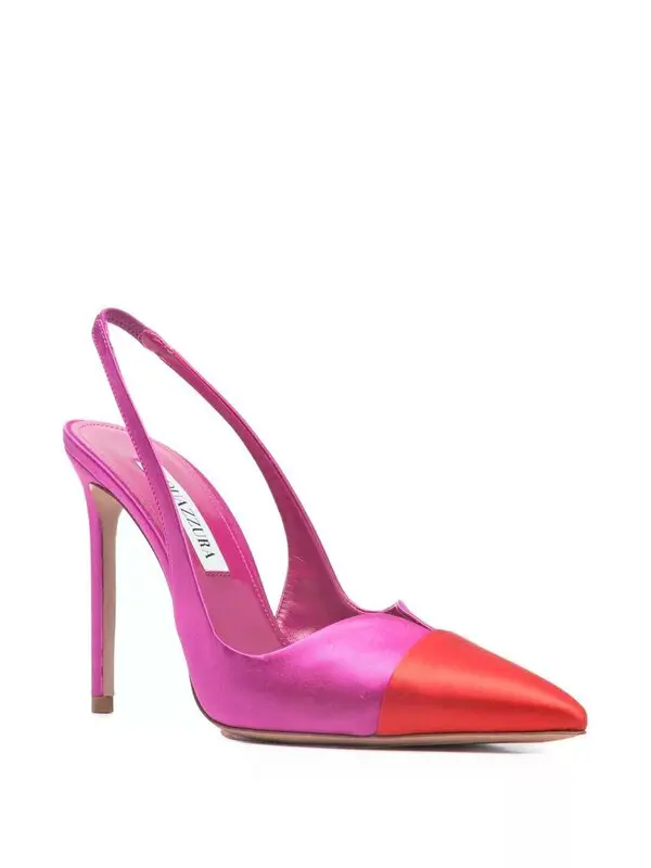 AQUAZZURA Gia Slingback Point-toe Pumps