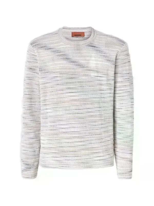 Missoni Crew-neck Knitted Sweater - White