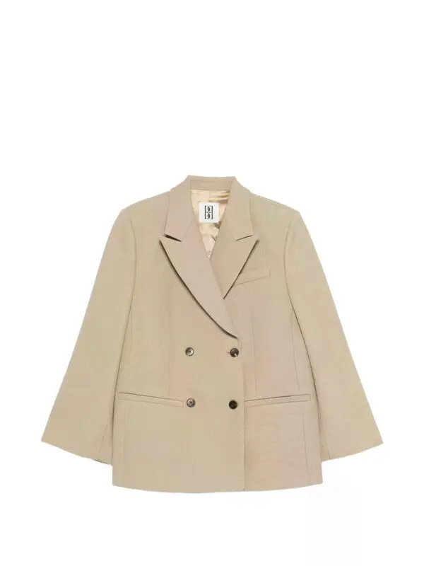 BY MALENE BIRGER Double-breasted Flap Pocket Jacket