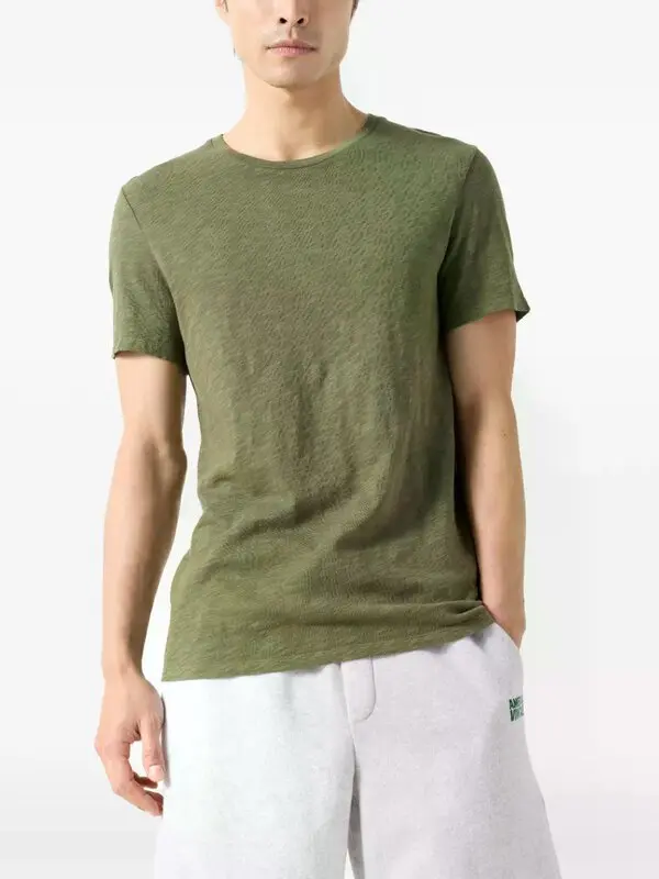 American Vintage Bysapick Short-sleeve Round-neck T-shirt - Green