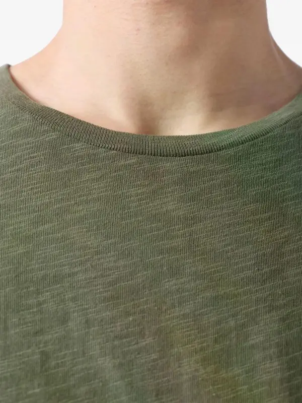 American Vintage Bysapick Short-sleeve Round-neck T-shirt - Green