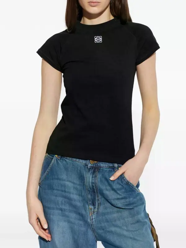 Loewe Embroidered Logo T-shirt - Black