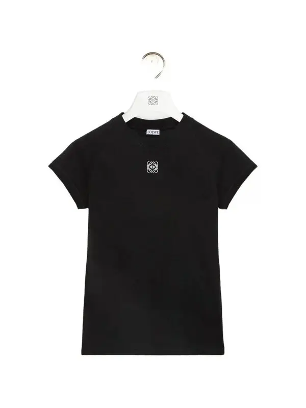 Loewe Anagram Embroidery T-shirt - Black