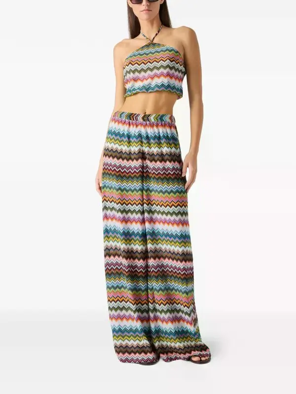 Missoni Zigzag Halter-neck Top