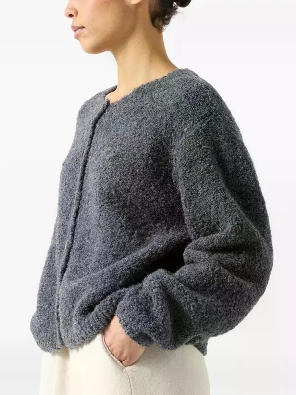 American Vintage Zolly Round-neck Cardigan - Grey