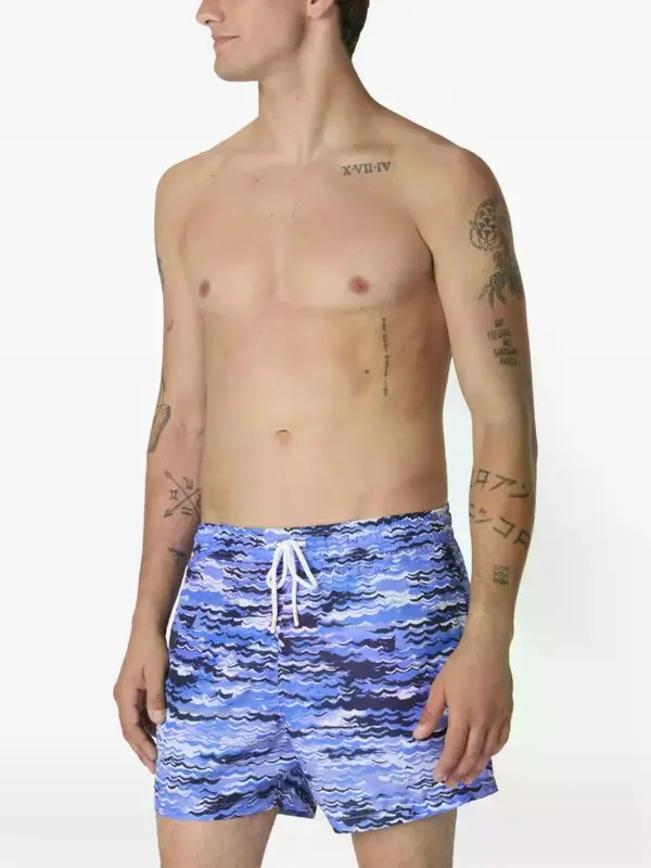 Missoni Wave-pattern Swim Shorts