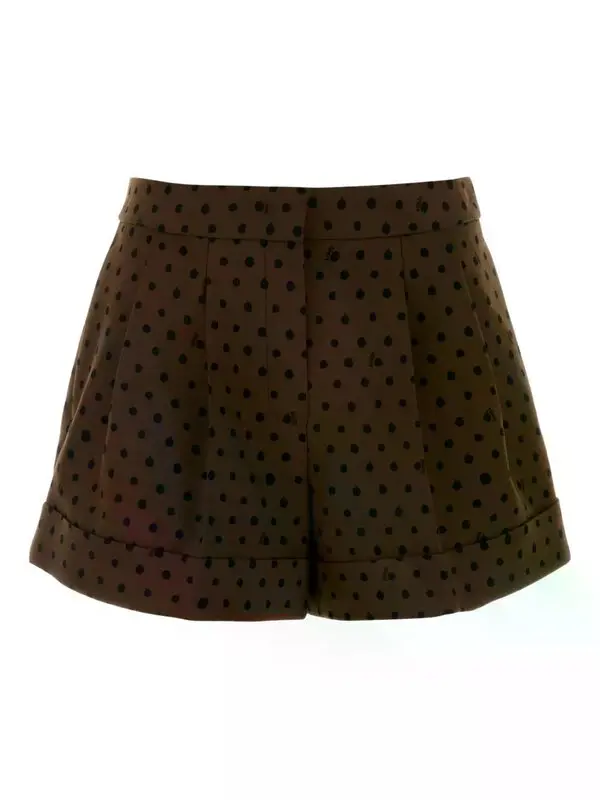 Fendi Polka-dot Pattern Tailored Shorts