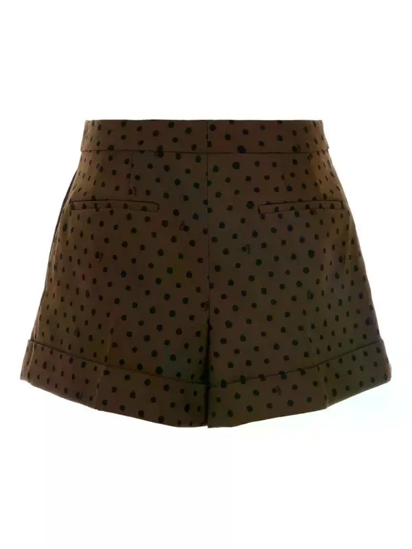 Fendi Polka-dot Pattern Tailored Shorts