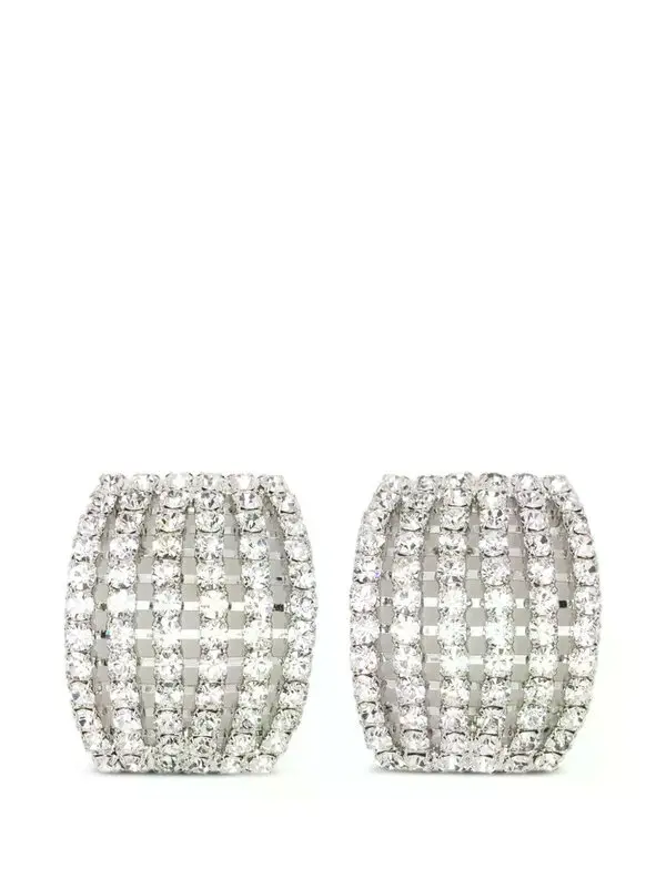 JENNIFER BEHR Crystal-embellished Earrings - Silver