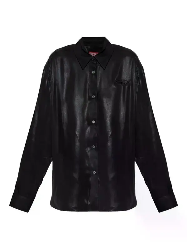 DIESEL® Buttoned Logo Shirt