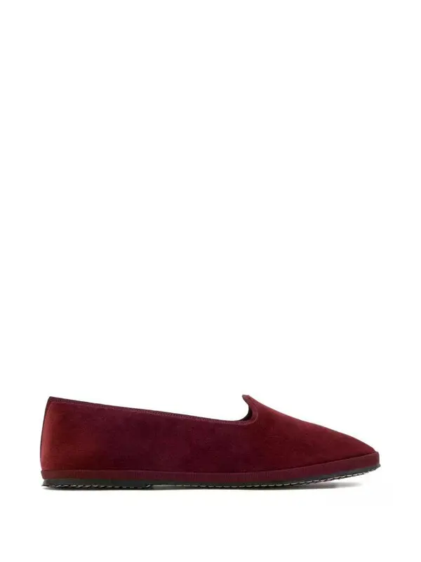 CAPULETTE Velvet Loafers - Red