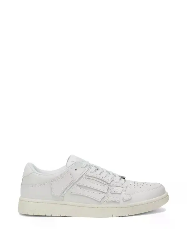Amiri Skel Leather Sneakers - White