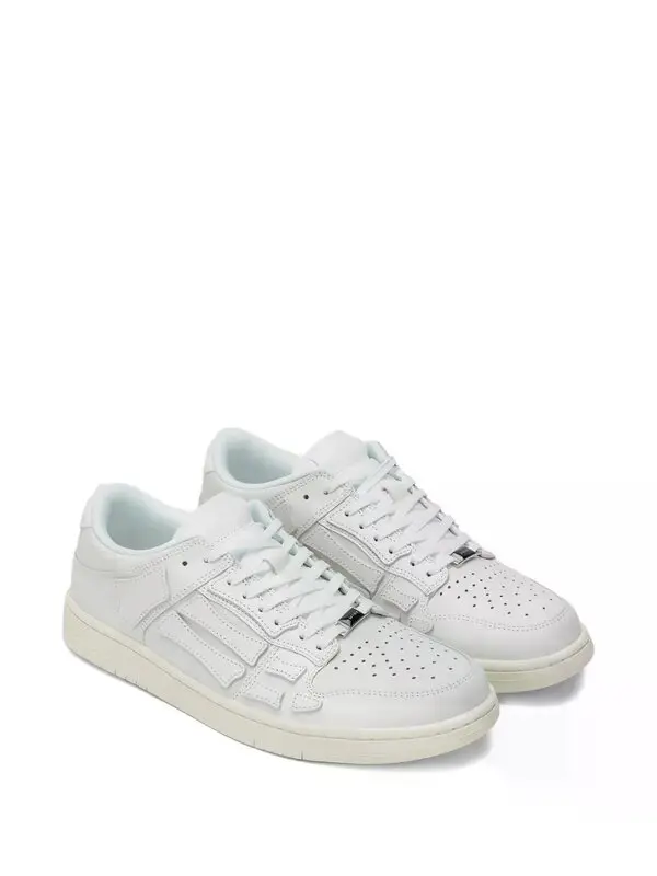 Amiri Skel Leather Sneakers - White