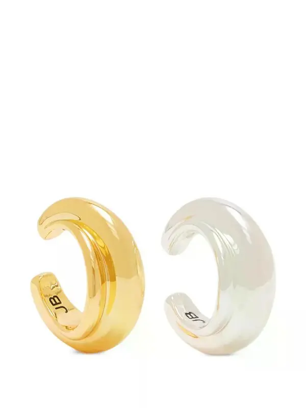 Jenny Bird Curved Two-tone Ear Cuffs - Gold