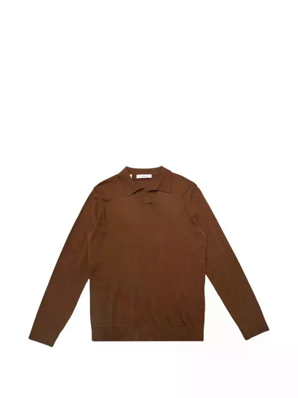 SELECTED Merino Wool Pullover - Brown