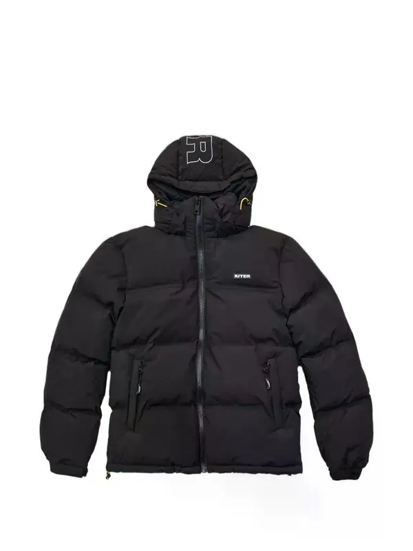 IUTER Logo Hooded Puffer Jacket