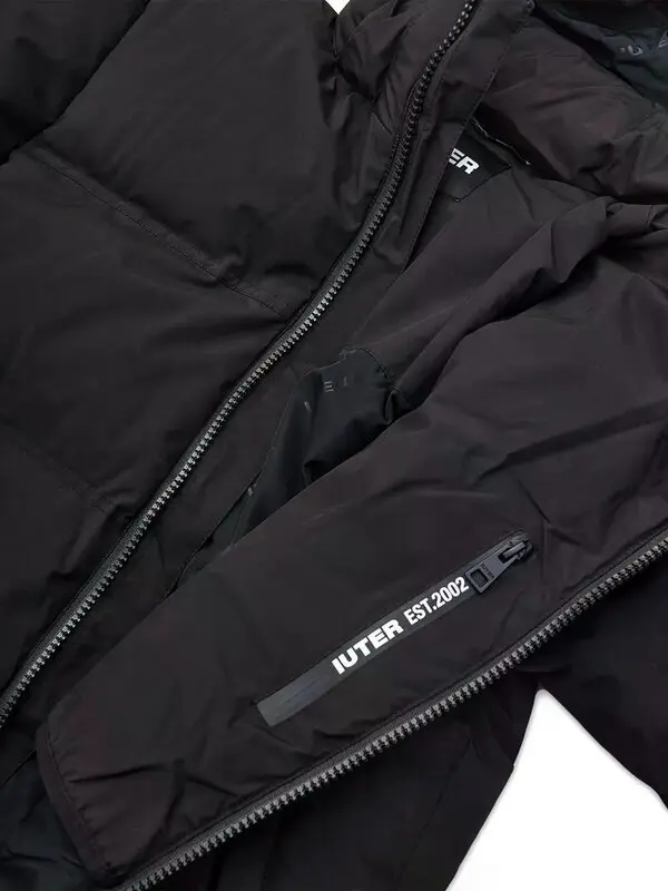 IUTER Logo Hooded Puffer Jacket