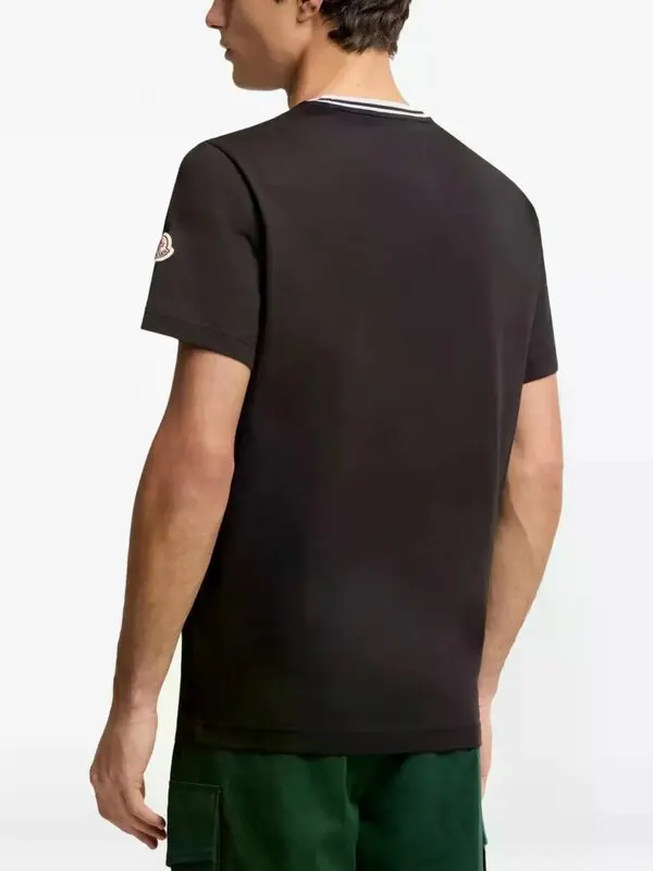 Moncler Monduck Logo-patch T-shirt - Black