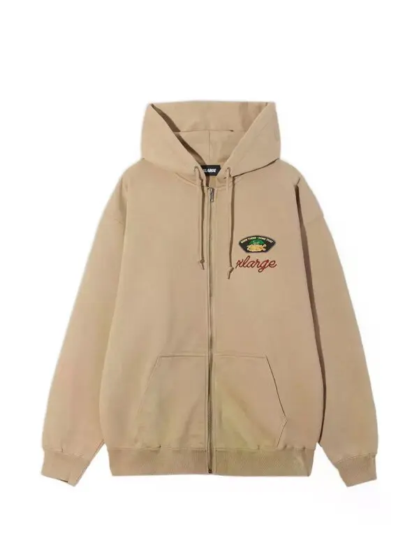 XLARGE Zip-up Embroidered Hoodie