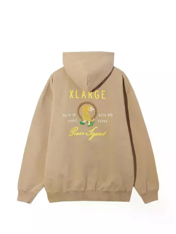 XLARGE Zip-up Embroidered Hoodie