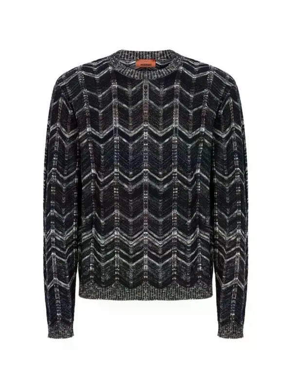 Missoni Chevron-pattern Crew-neck Sweater