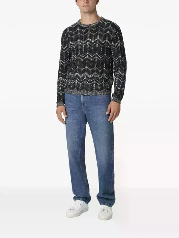 Missoni Chevron-pattern Crew-neck Sweater