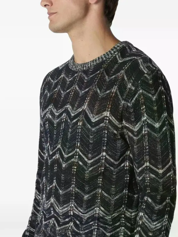 Missoni Chevron-pattern Crew-neck Sweater