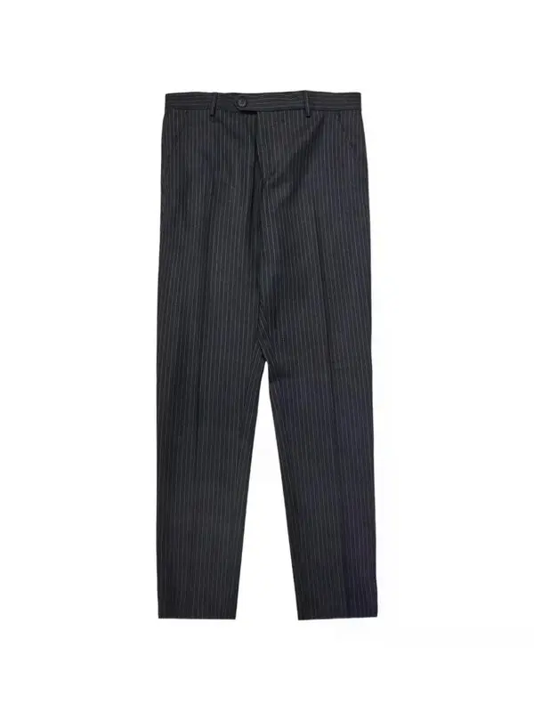 SELECTED Pinstriped Button Trousers