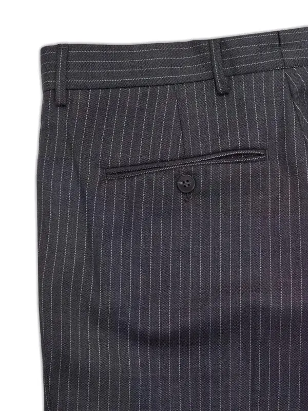 SELECTED Pinstriped Button Trousers