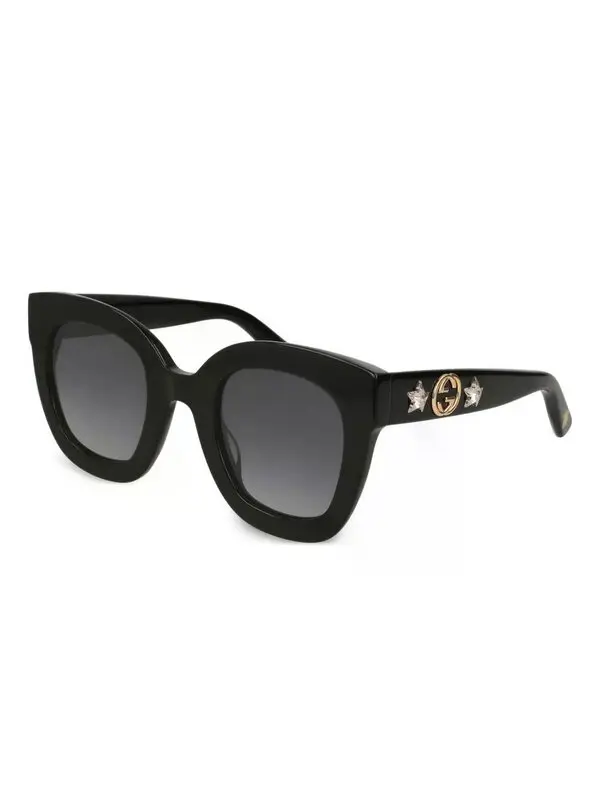 Gucci Square-frame Sunglasses - Black