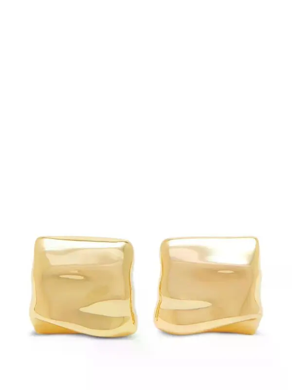 Jenny Bird Hammered Stud Earrings - Gold