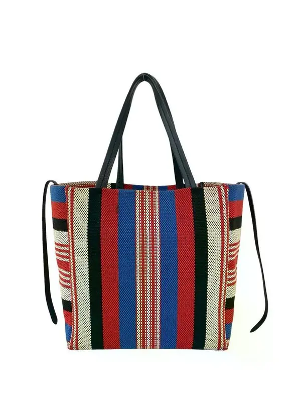 Celine 2015 Small Striped Canvas Phantom Cabas Tote Bag