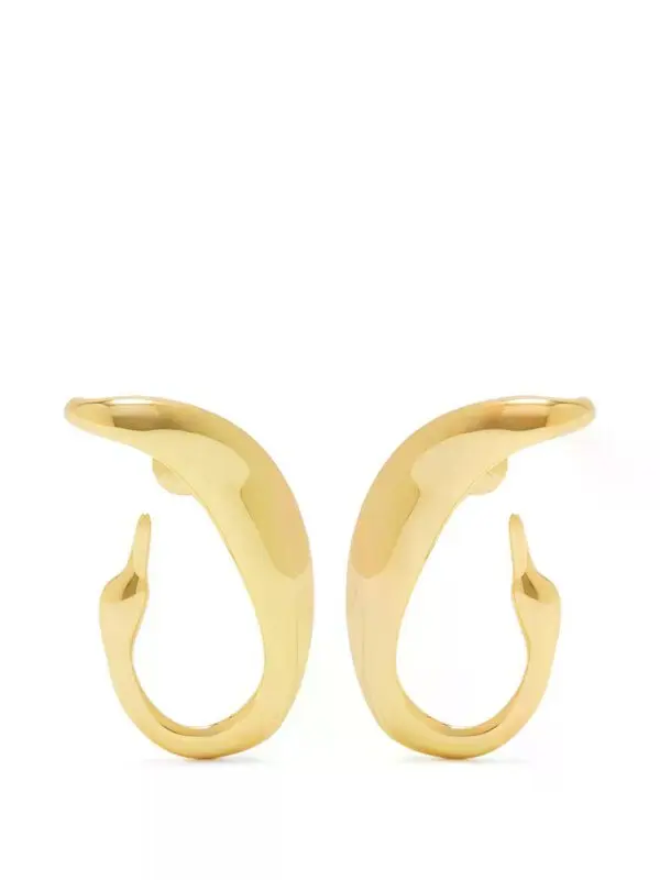 Jenny Bird Sculptural Earrings - Gold
