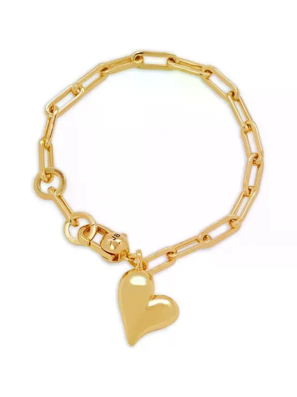 Jenny Bird Heart-charm Chain Bracelet - Gold