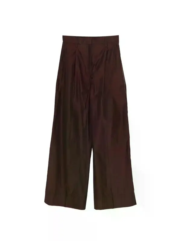 FORTE_FORTE High-waist Pleated Trousers
