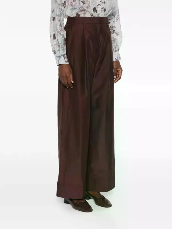 FORTE_FORTE High-waist Pleated Trousers