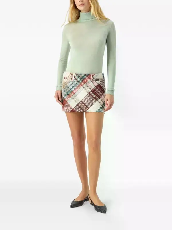 Missoni Check Pattern Mini Skirt