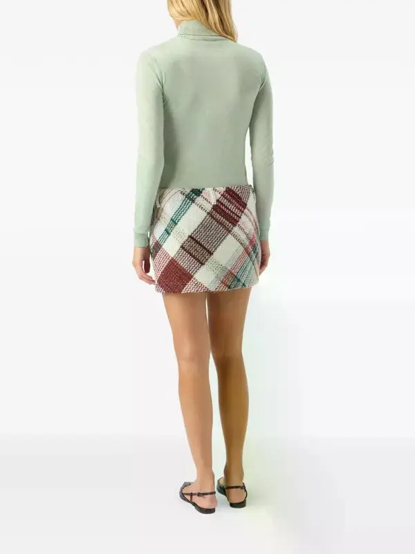 Missoni Check Pattern Mini Skirt