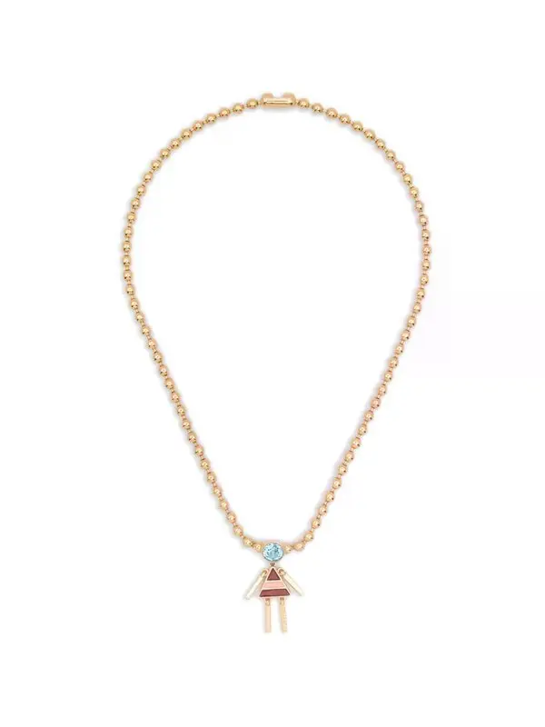 Vivetta Beaded Charm Necklace