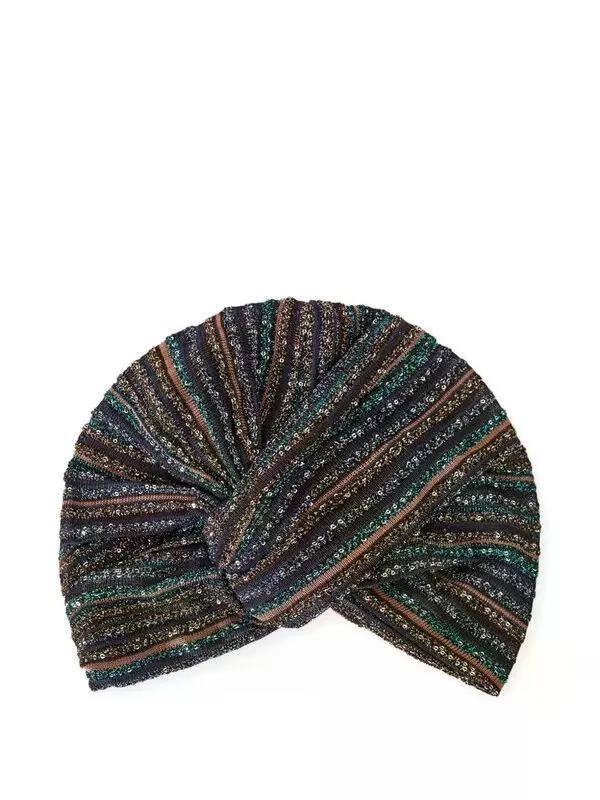 Missoni Striped Twisted Hair Accessory - Brown