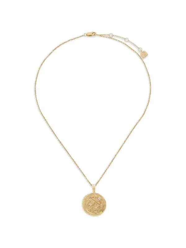 ASTRID & MIYU Libra Zodiac Pendant Necklace - Gold