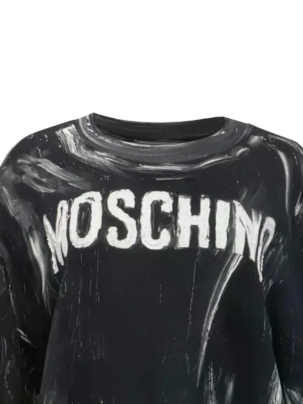 Moschino Couture Logo Paint Sweatshirt