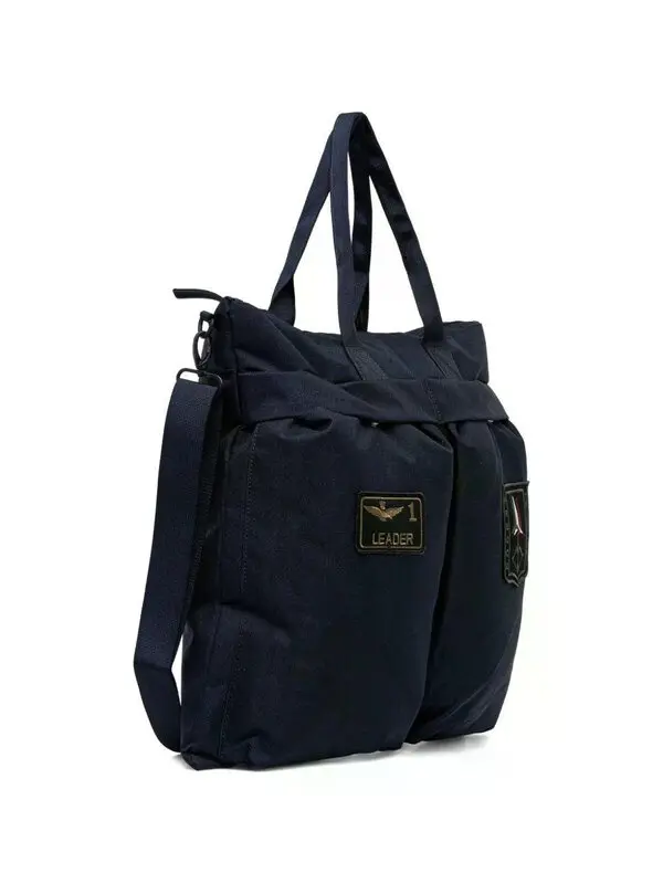 AERONAUTICA MILITARE Patch Detail Tote Bag