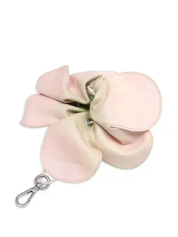 Simone Rocha Flower-motif Keyring - Pink