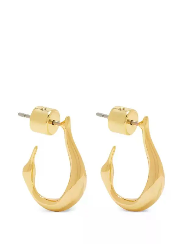 Jenny Bird Stud Hoop Earrings - Gold