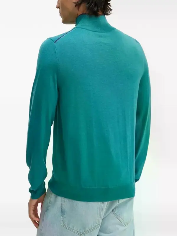 Paul Smith Half-zip High-neck Top